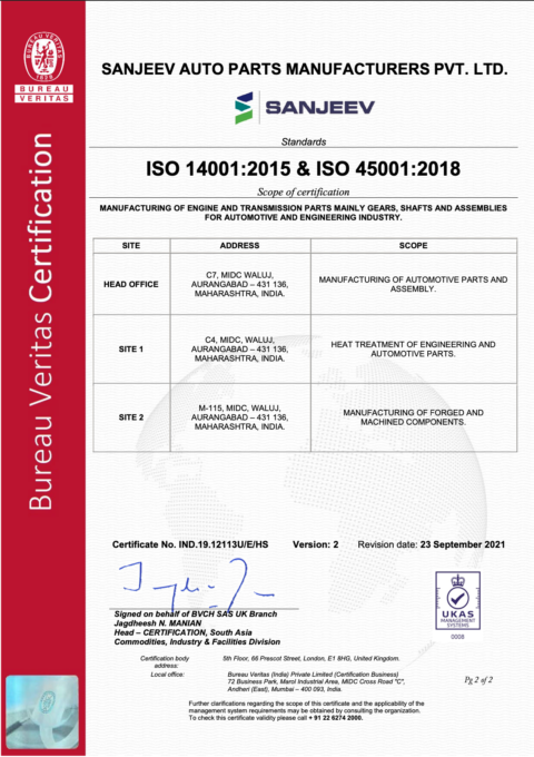 certifications and awards | Sanjeev Auto